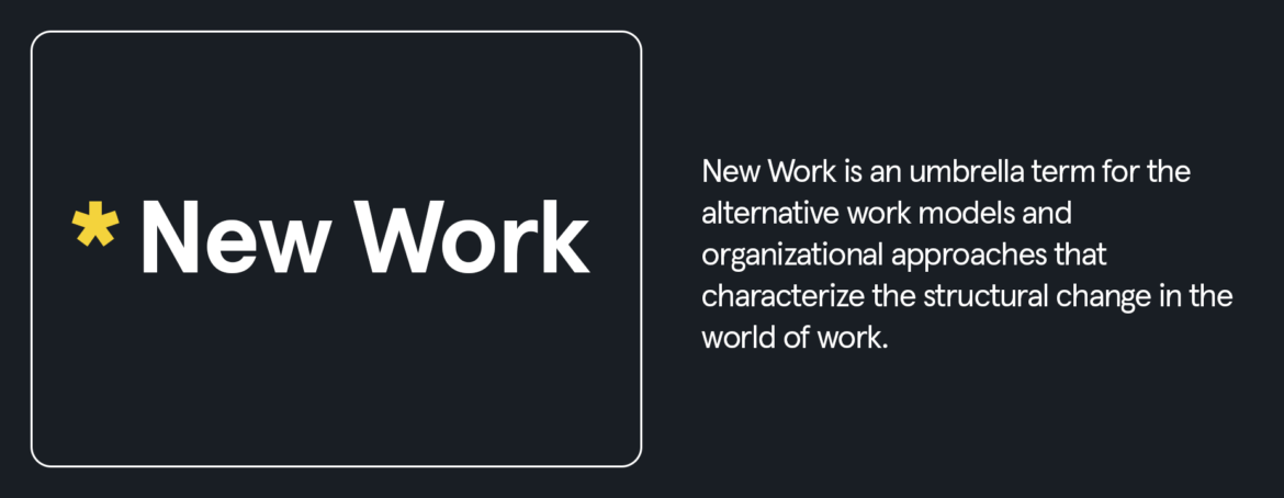 New Work - definition, approaches and methods - Insights by Urban ...
